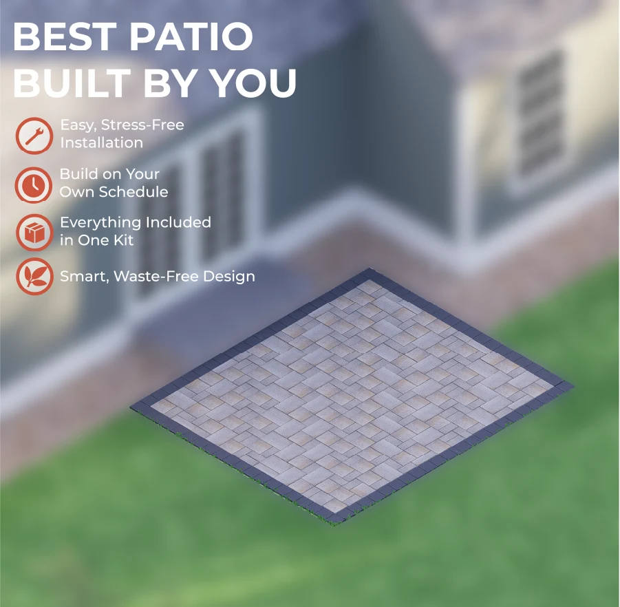 The Compact Patio Kit - Patios4u